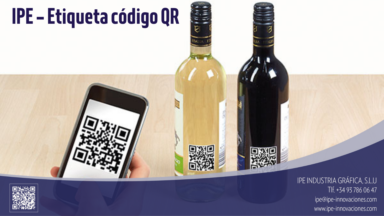 Códigos QR en las etiquetas de productos - IPE Industria gráfica