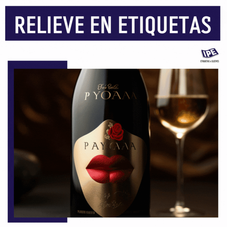 Tipos de Relieve en Etiquetas